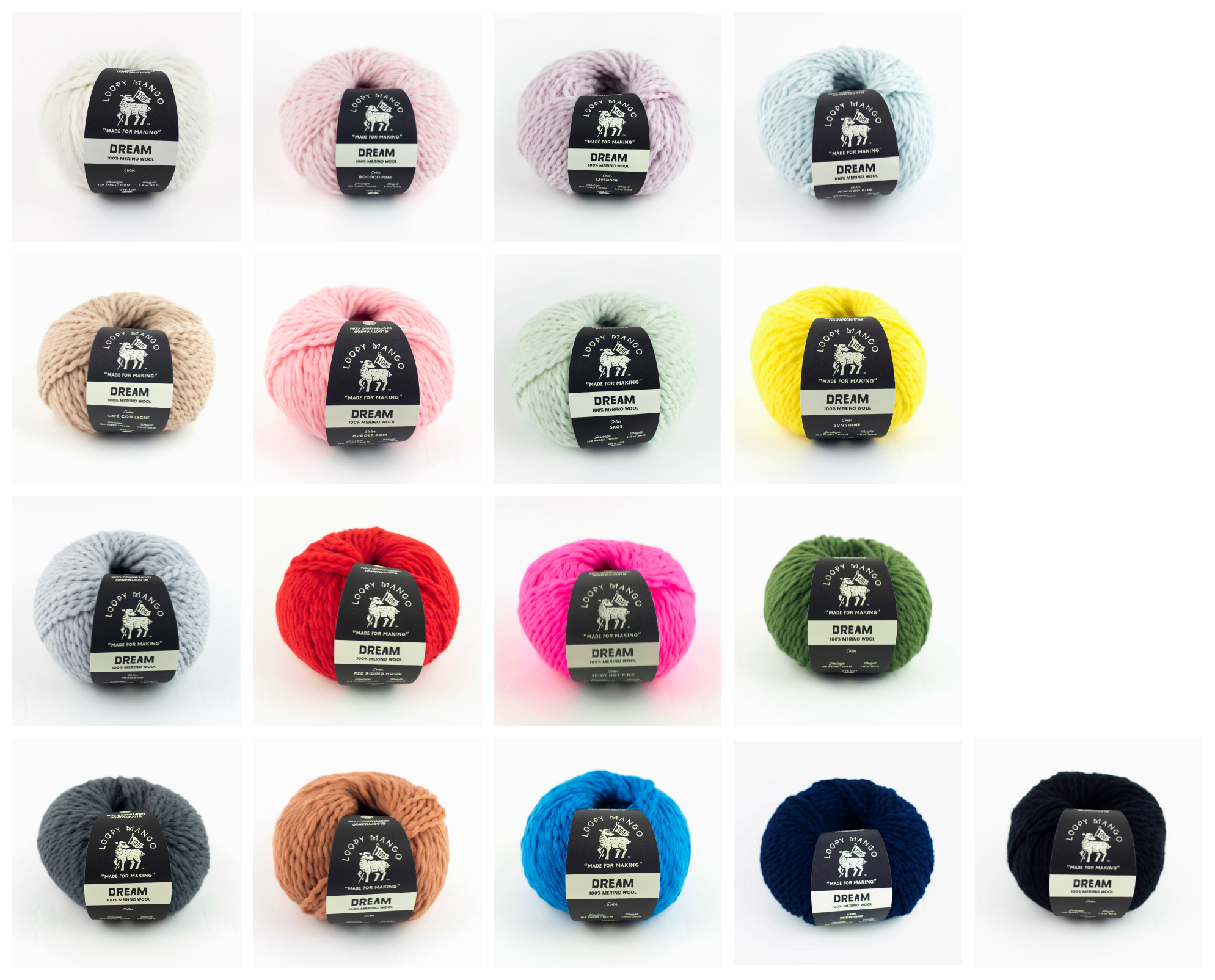 Loopy Mango Dream (Merino Worsted) Project Ideas - fibre space