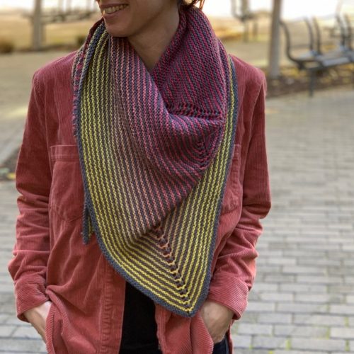 2020: A Gift Odyssey - Knockout Round Shawl in Freia and De Rerum ...