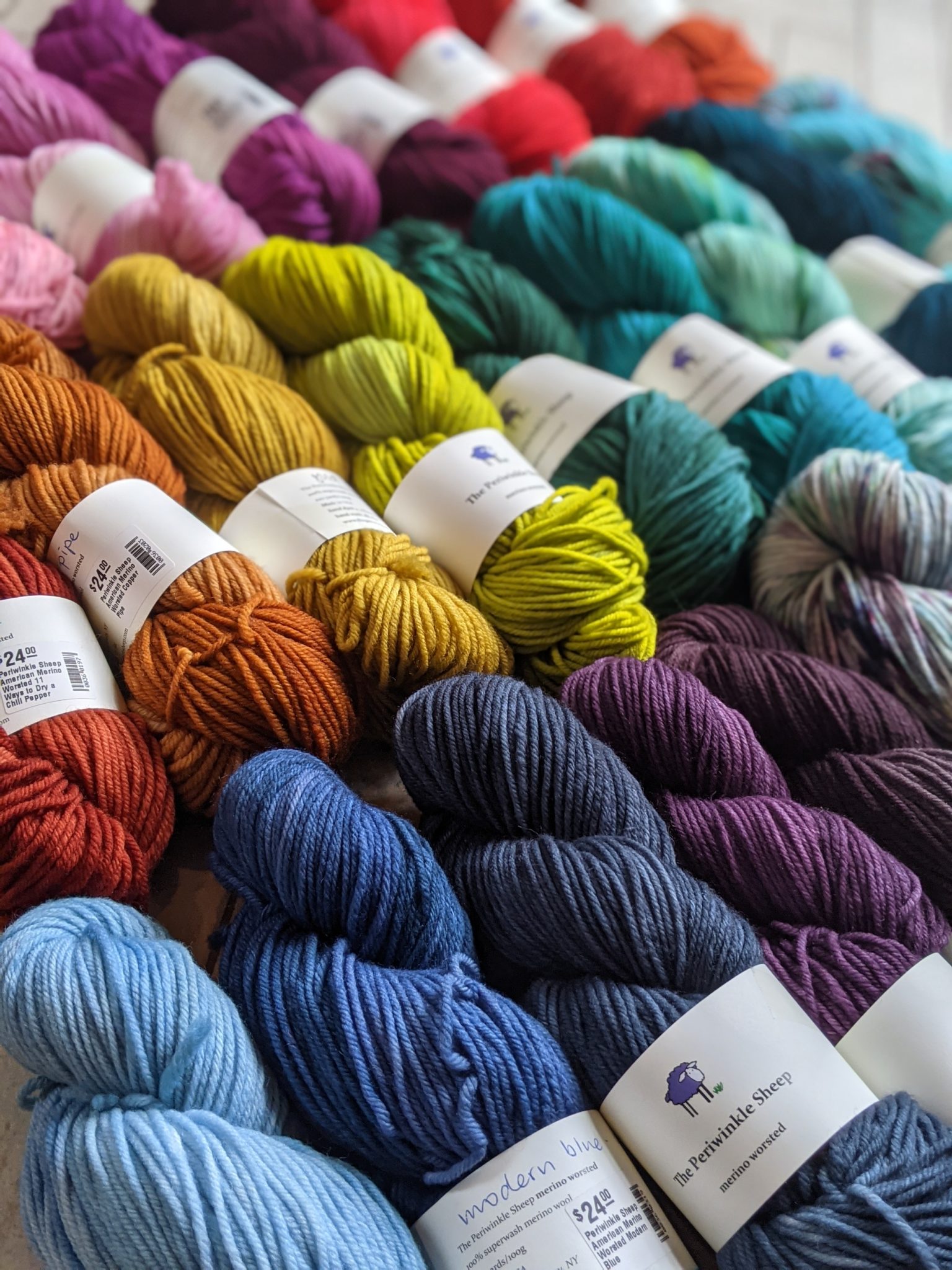 Holiday Gifting with the hand dyed goodness of Periwinkle Sheep Worsted ...