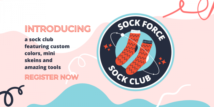 New club!! Sock Force Sock Club - fibre space