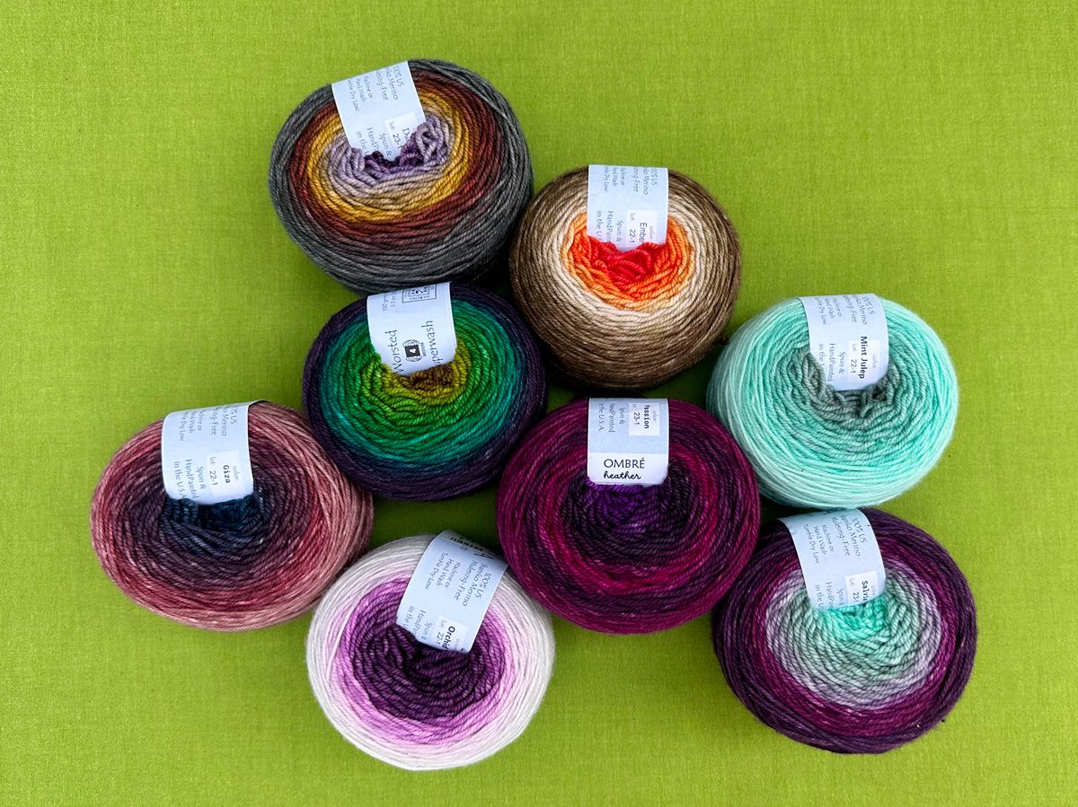 Featured Yarn: Freia Superwash Worsted - fibre space