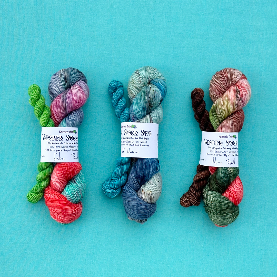 Just Landed: Vesper Holiday Sock Sets! - fibre space