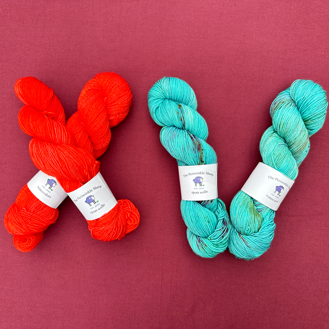 Just Landed: Our birthday custom from the Periwinkle Sheep! - fibre space