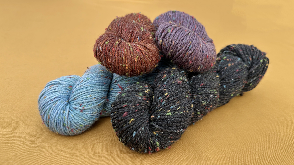 Sea Change Fibers Bloom Tweed Worsted - fibre space