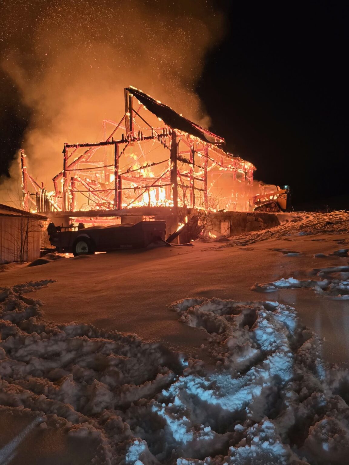 Help Ross Farm rebuild after a devastating fire - fibre space